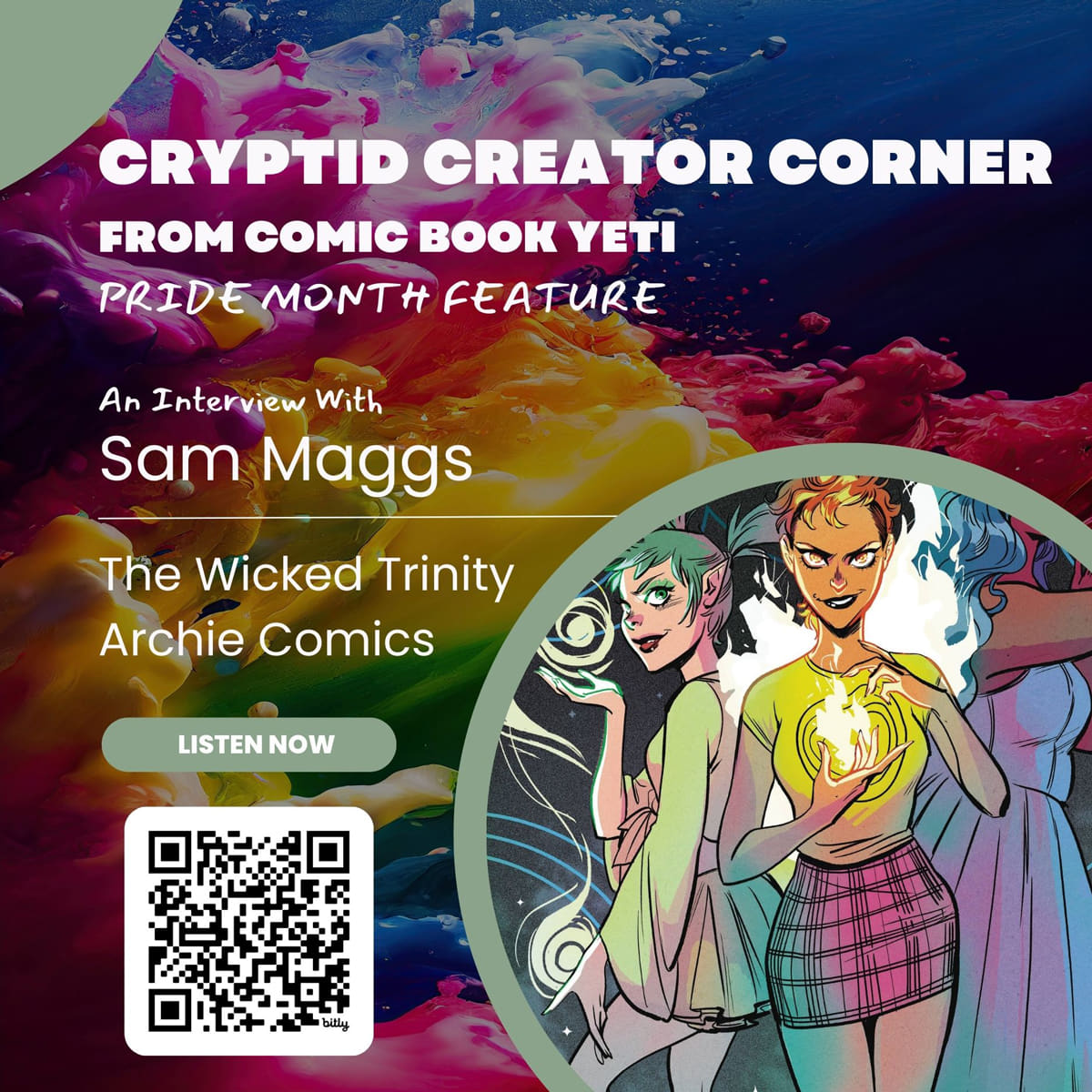 Sam Maggs talks The Wicked Trinity | The Comic Book Yeti Cryptid ...