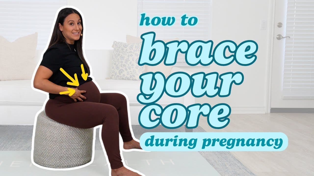 How to Brace Your Core During Pregnancy | Safe Exercises to Prevent ...