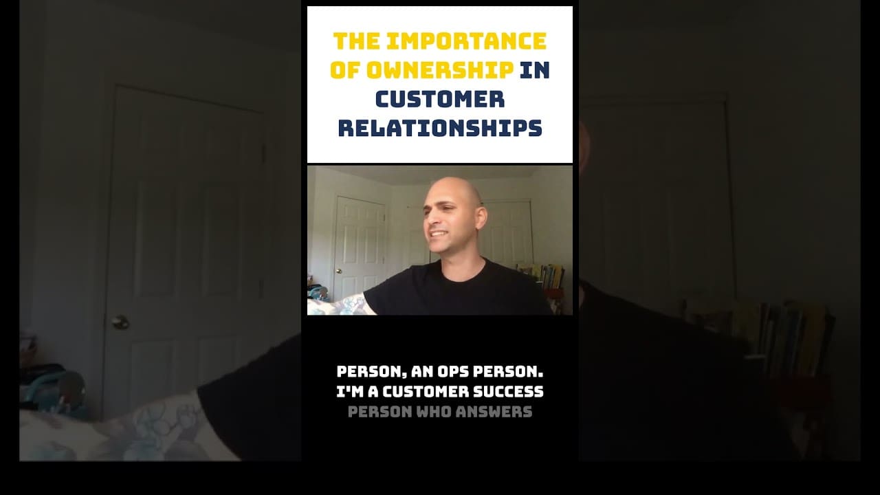🤝The Importance Of Ownership In Customer Relationships🤝 | Product ...