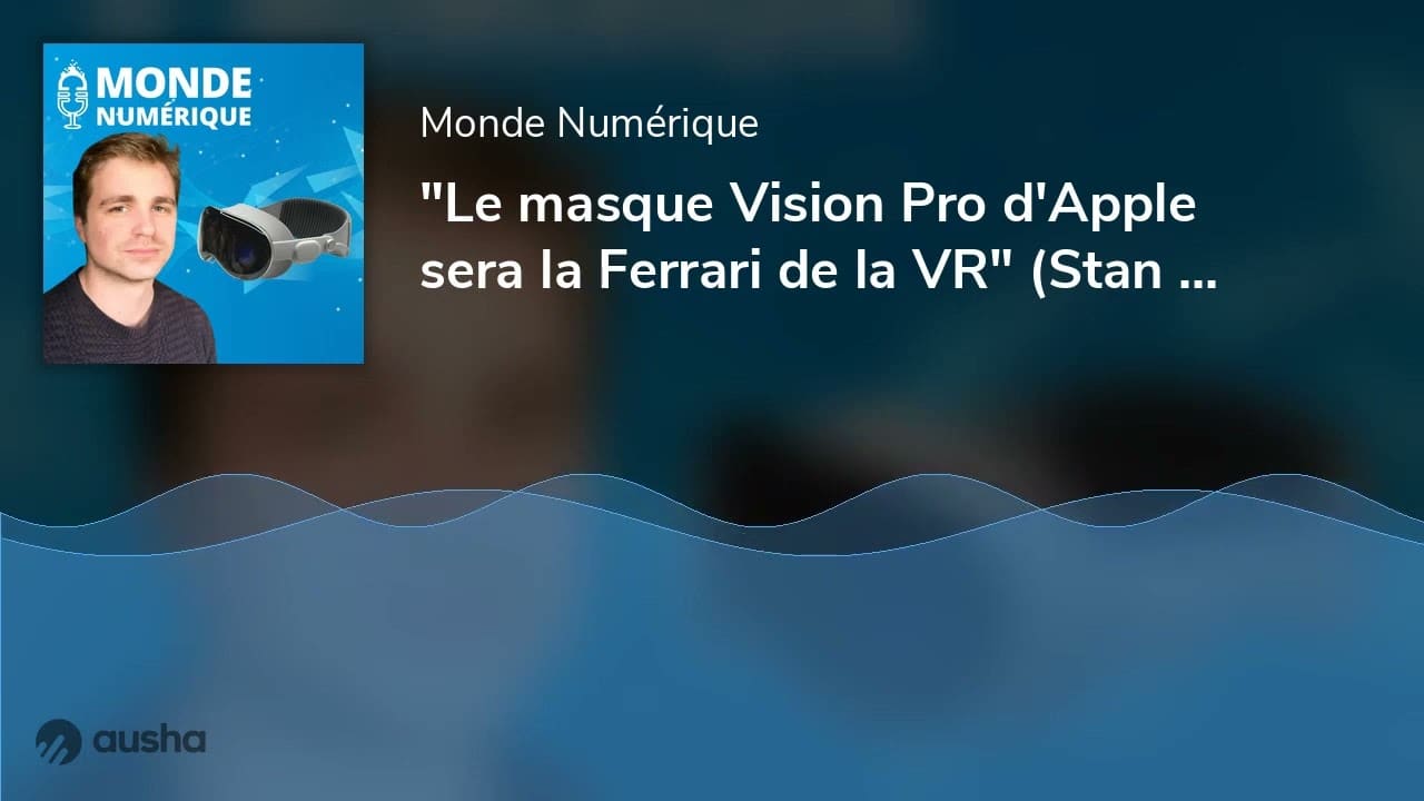 "Le masque Vision Pro d'Apple sera la Ferrari de la VR" (Stan Larroque ...
