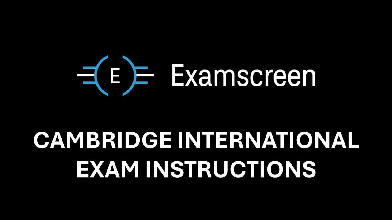Examscreen: Cambridge International Invigilator Instructions | The Exam ...