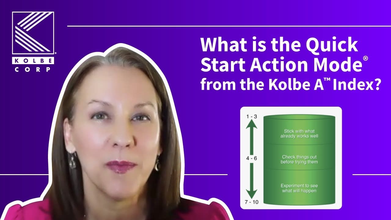 What is the Quick Start Action Mode in the Kolbe A™ Index? | What does ...