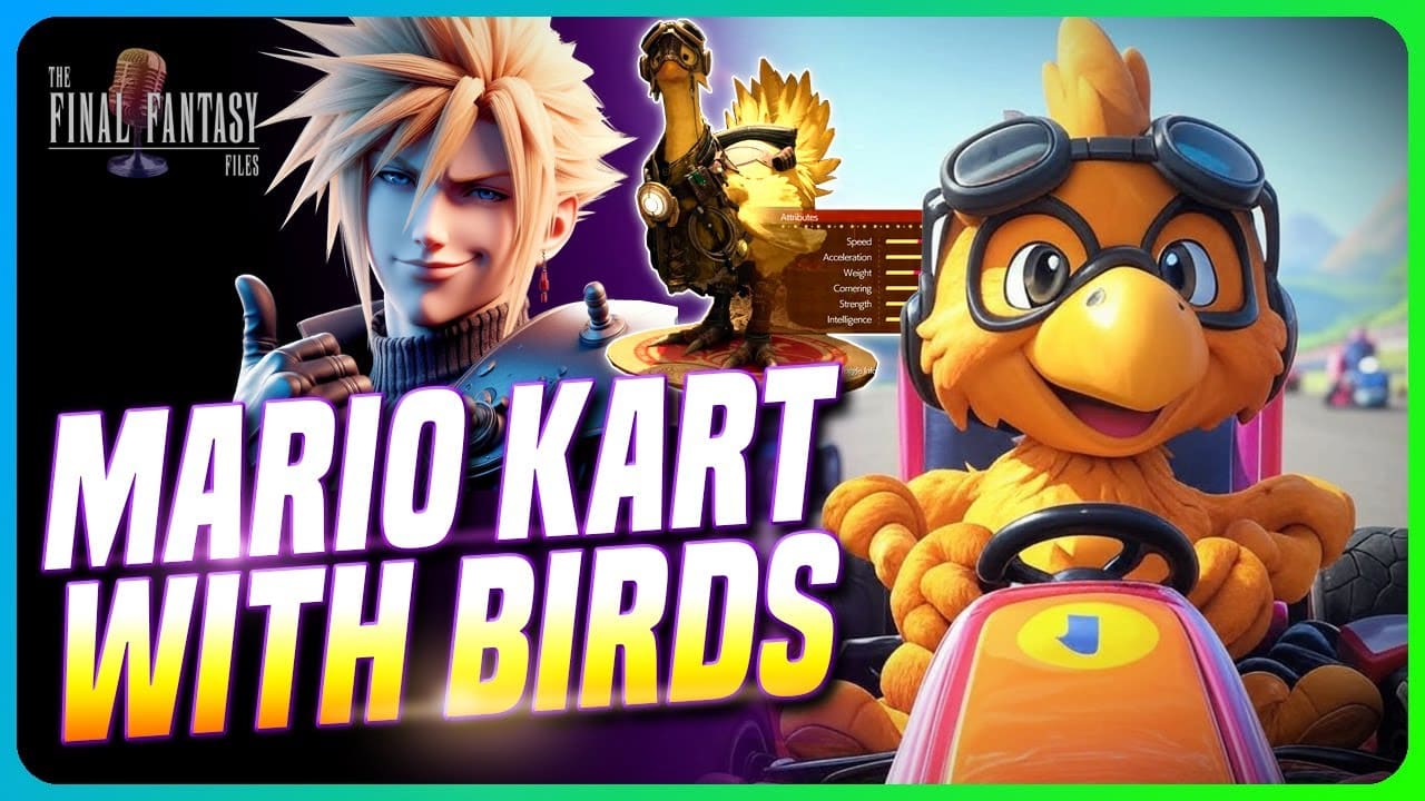 Chocobo Racing in FFVII Rebirth is Bird Mario Kart! | The Final Fantasy ...