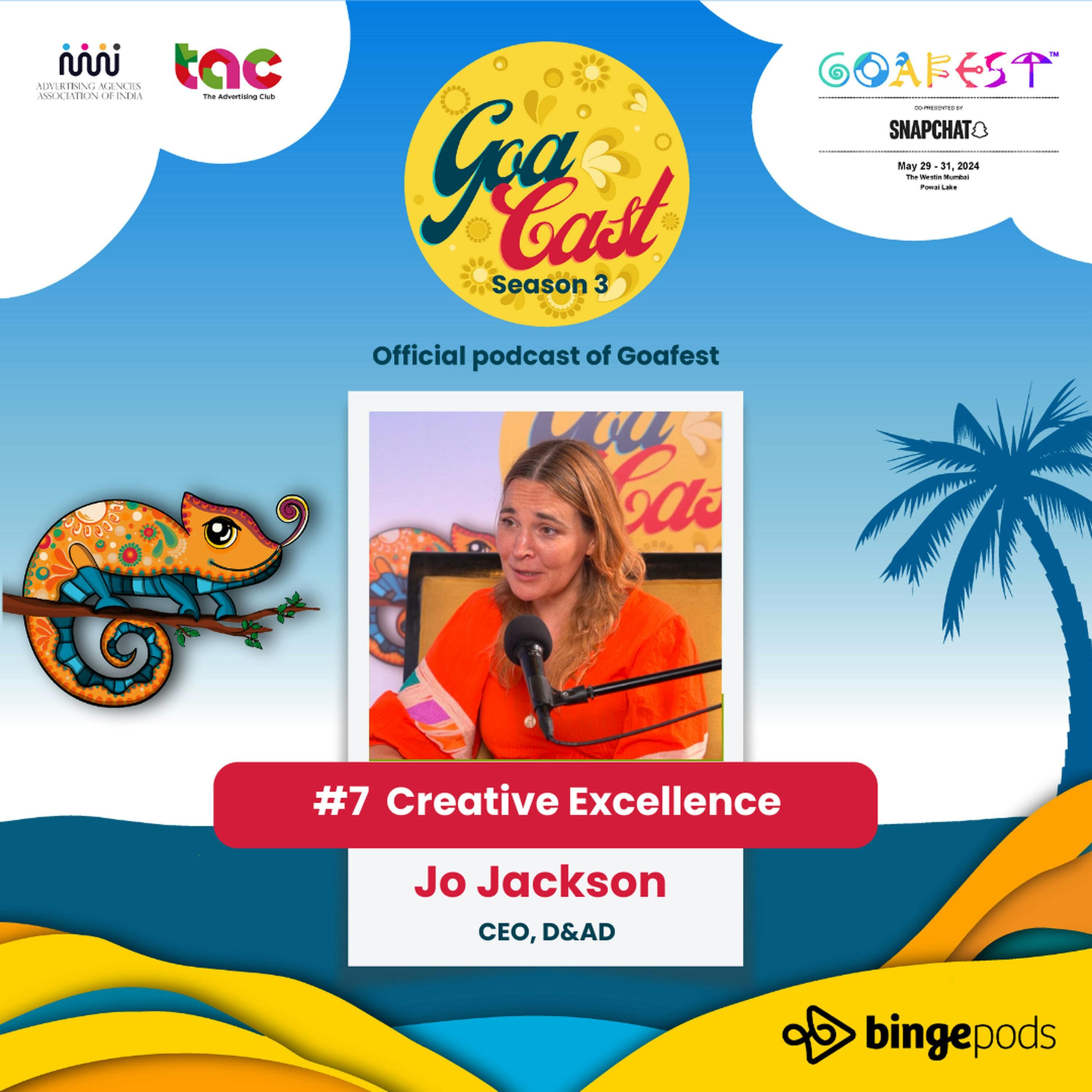 Creative Excellence feat. Jo Jackson | Bingepods - Best Indian podcasts