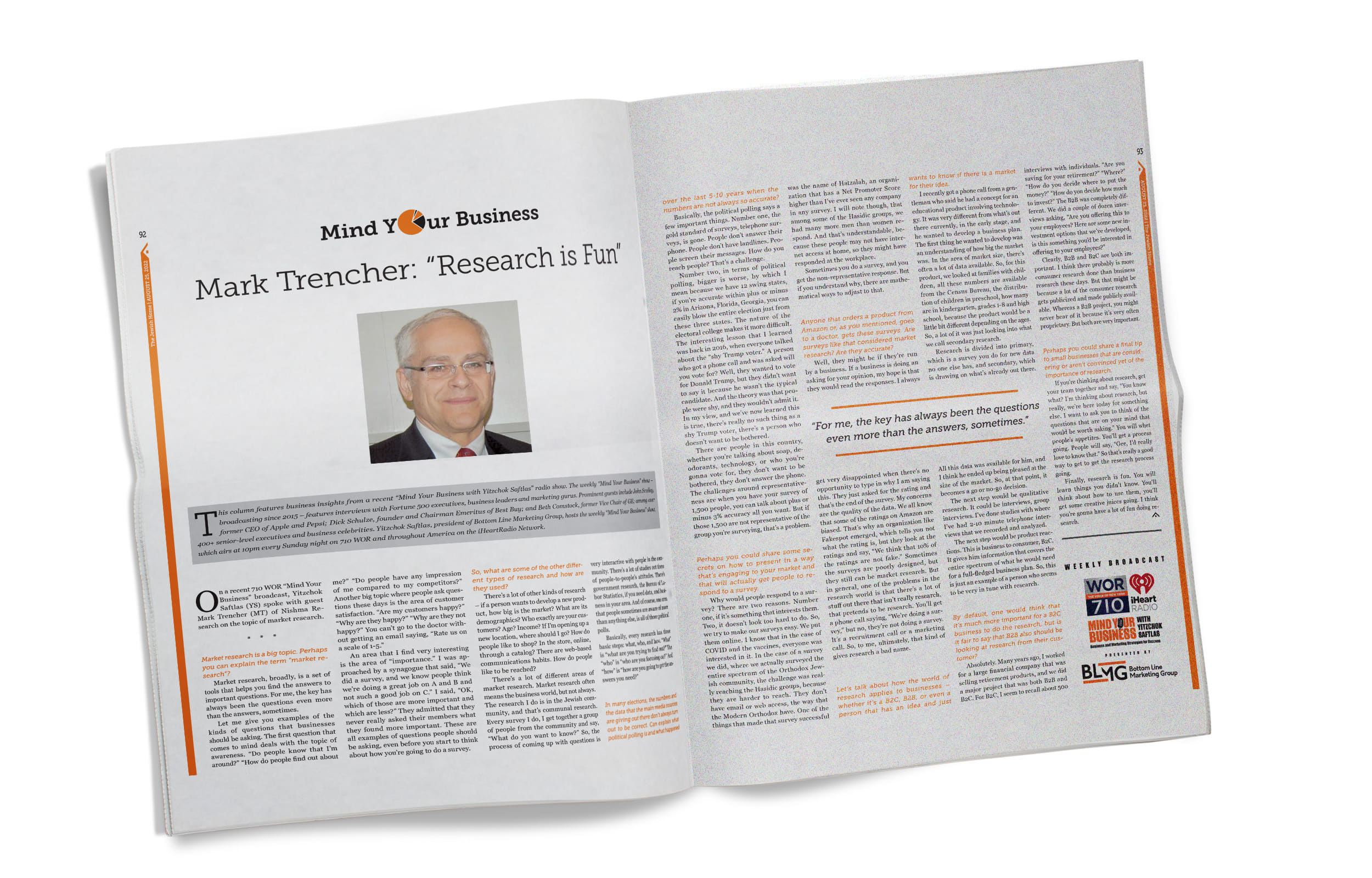 An Interview with Mark Trencher "Research is Fun" | Mind Your Business Radio Show