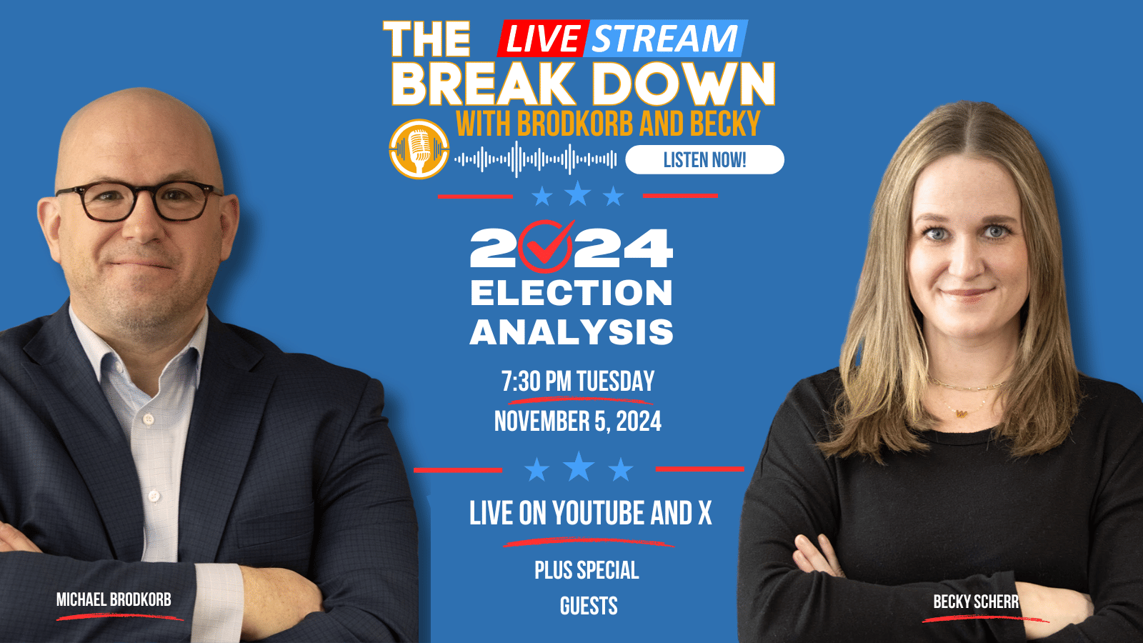 ELECTION DAY LIVE STREAM TONIGHT AT 7:30 PM | The Break Down with ...