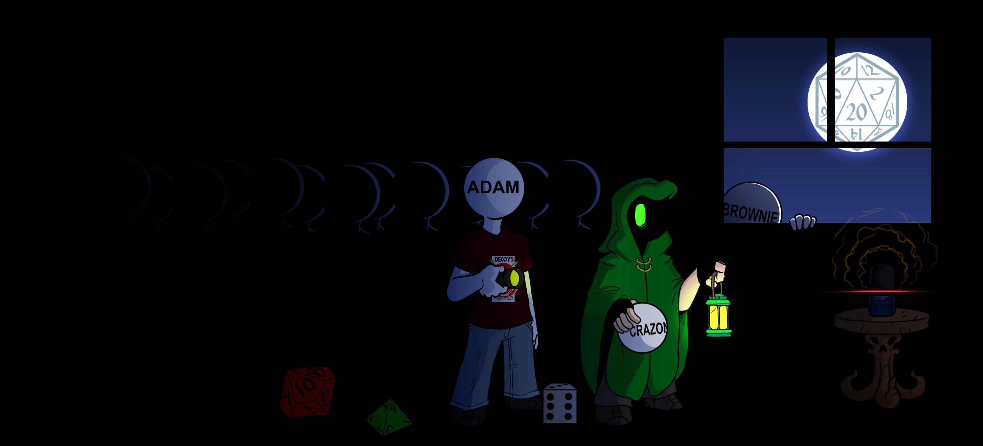 Actual play podcasting that goes bump in the night