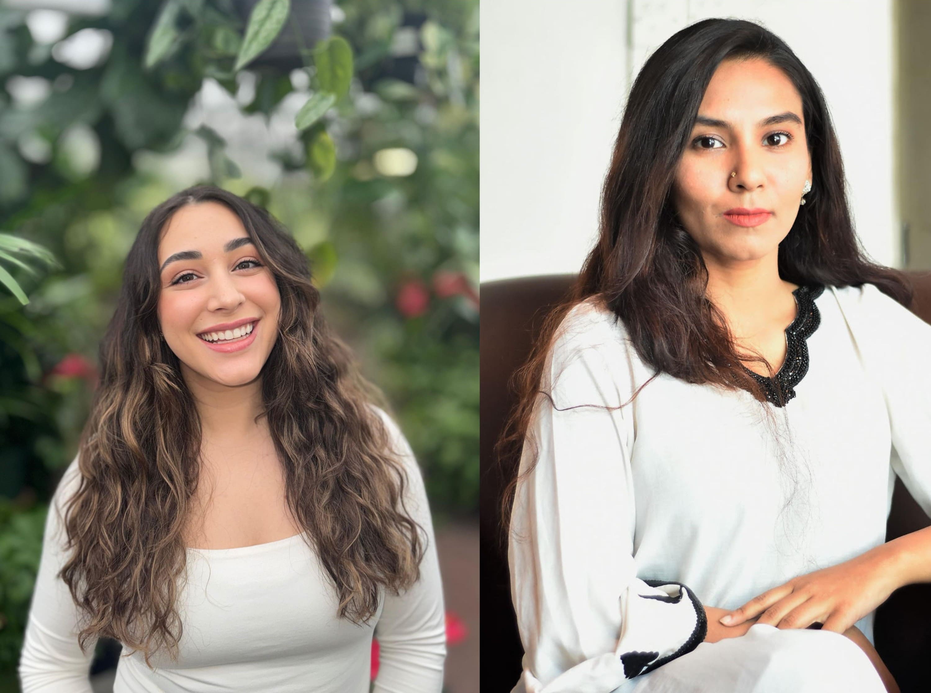 Razan Talebian (Founder, CEO) and Lamia Tabassum (Co-Founder, COO ...