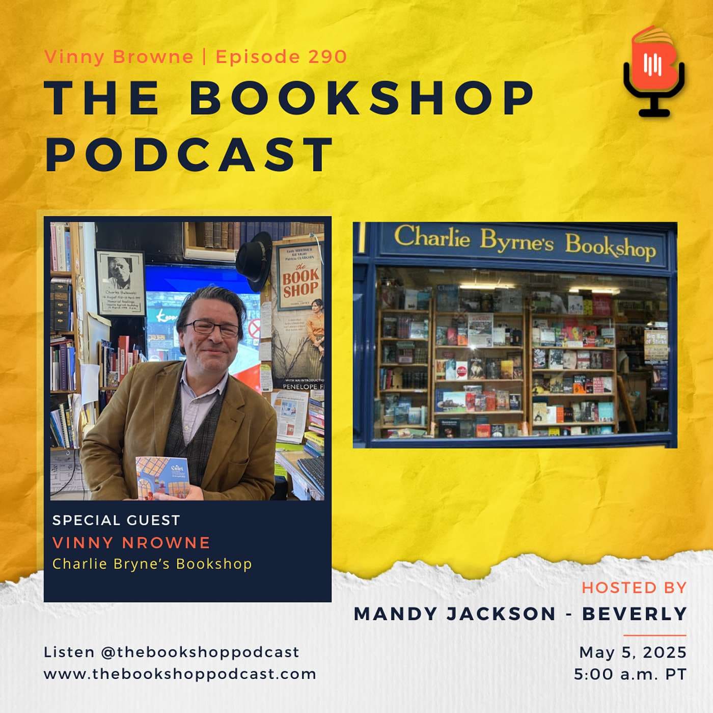 Vinny Browne and the Magic of Charlie Byrne's Bookshop | The Bookshop ...